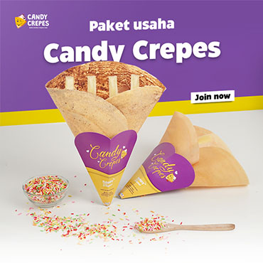 Franchise Candy Crepes, Syarat Bergabung, Biaya Harga Investasi